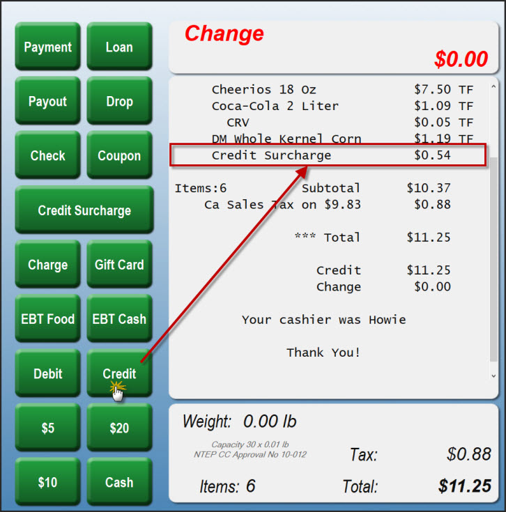 Adding Surcharges - Knowledgebase - StoreTender Online